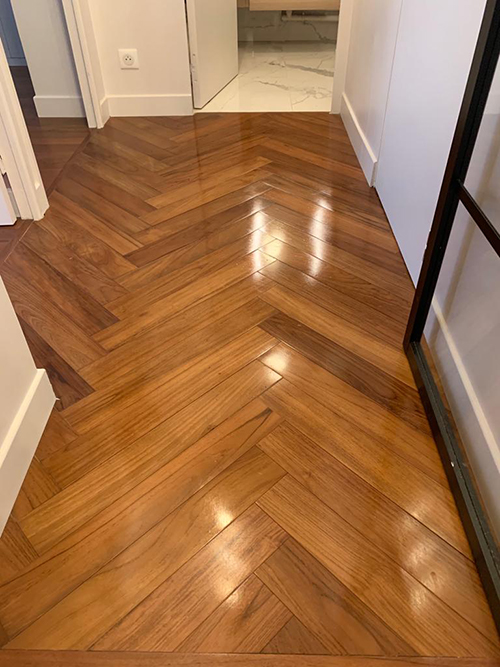 Parquet massif exotique verni, Votre parquet , TECK36010