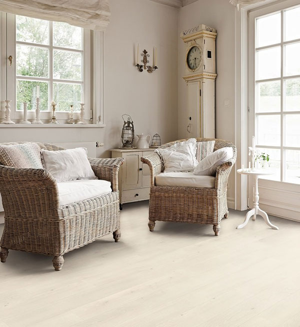 Parquet blanchi, parquets blanc clair, parquet stratifié blanchi ...