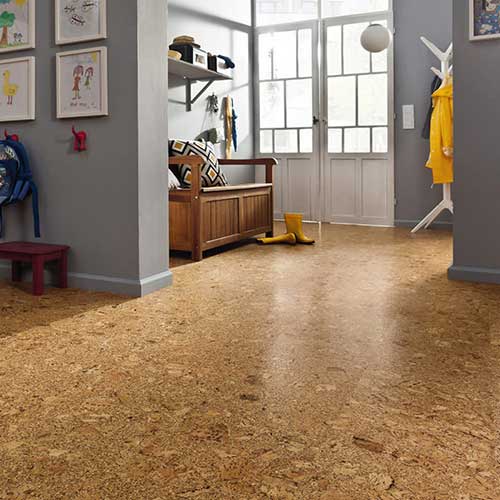 Parquet liège | parquet en bois naturel | Revêtement de sol écologique